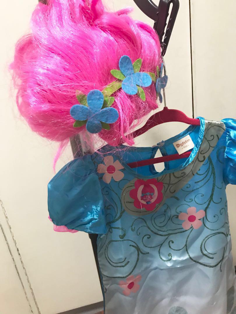 Princess Poppy costume, Babies & Kids, Babies & Kids Fashion on Carousell