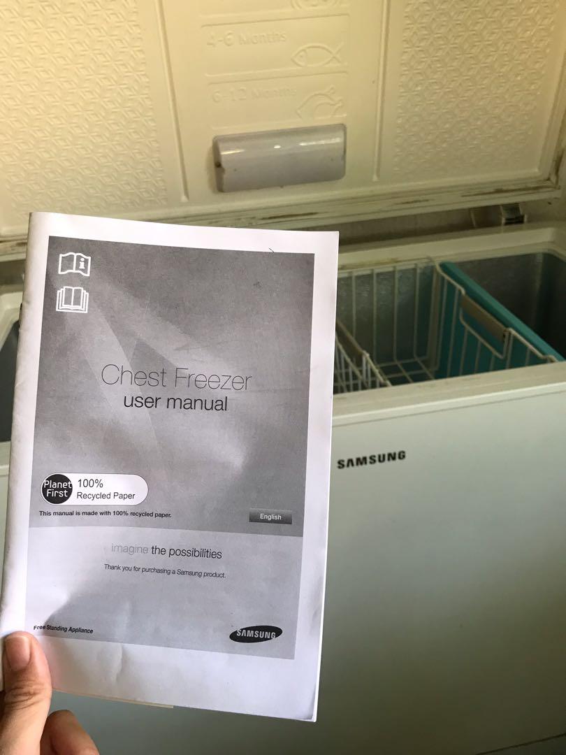 Samsung Chest Type Freezer, TV & Home Appliances, Kitchen Appliances ...