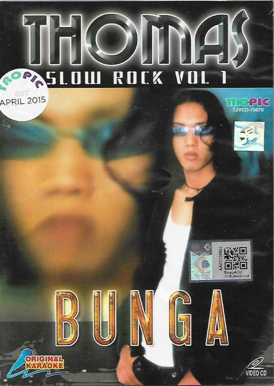 Thomas Arya Slow Rock Vol.1 Bunga Original VCD Karaoke, Hobbies & Toys ...