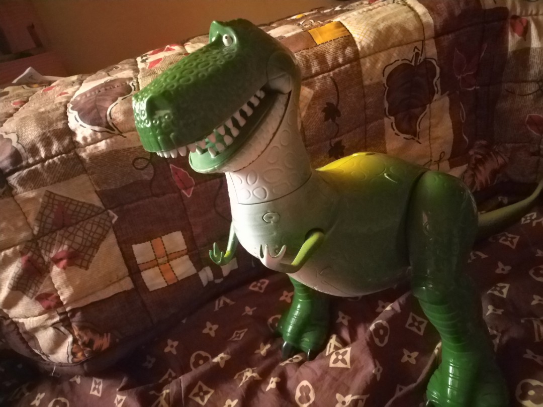 Toy Story Disney Store Rex Movie size talking toy, Hobbies & Toys, Toys ...