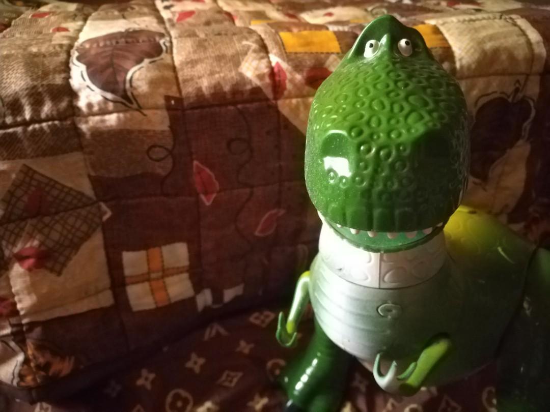 Toy Story Disney Store Rex Movie size talking toy, Hobbies & Toys, Toys ...
