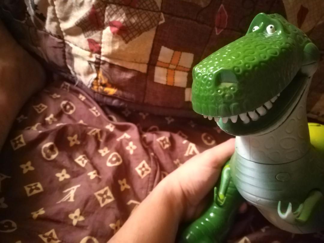 Toy Story Disney Store Rex Movie size talking toy, Hobbies & Toys, Toys ...