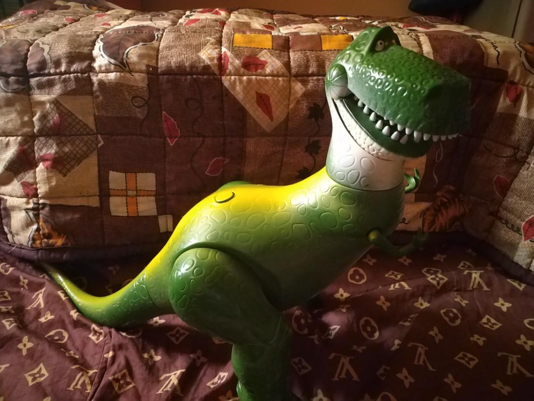 Toy Story Disney Store Rex Movie size talking toy, Hobbies & Toys, Toys ...