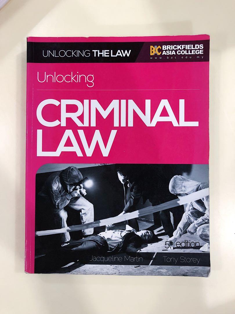 Unlocking Criminal Law, Hobbies & Toys, Books & Magazines, Textbooks on ...