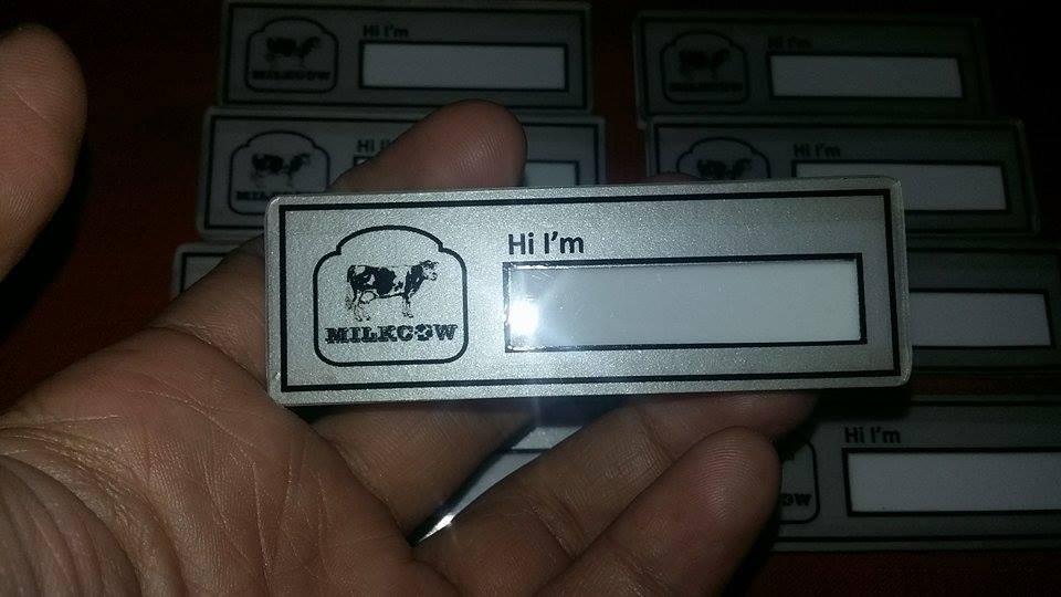 WE RUSH Nameplates Reusable name plate Brass magnetic nameplates ...