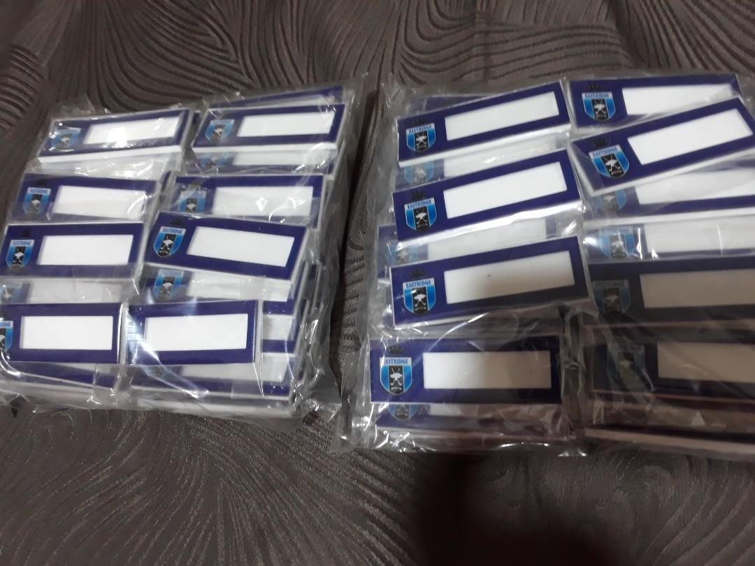 WE RUSH Nameplates Reusable name plate Brass magnetic nameplates ...