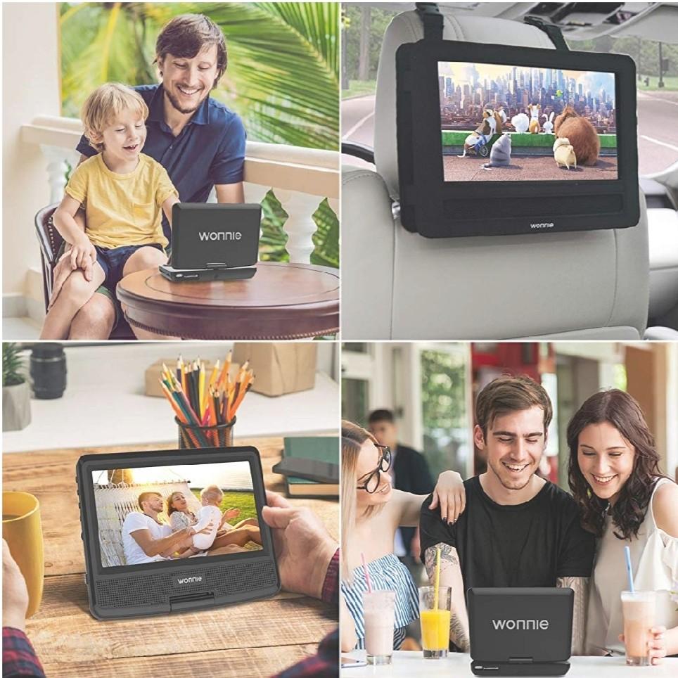 Wonnie portable DVD player 9.5inch high resolution TFT LCD, Audio, Portable Music Players on ...