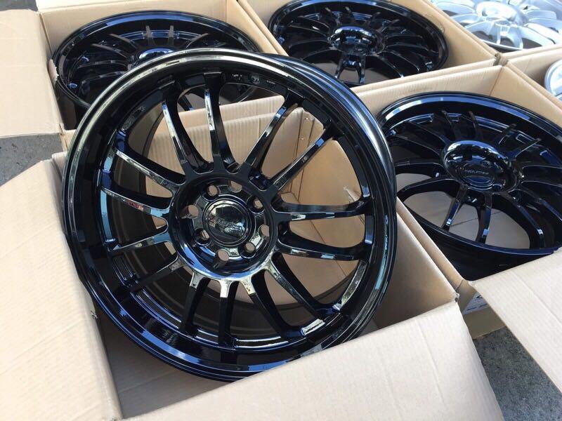 16" Rota Svn Yamaha Black Mags 4Holes pcd 100 Brandnew, Car Parts ...