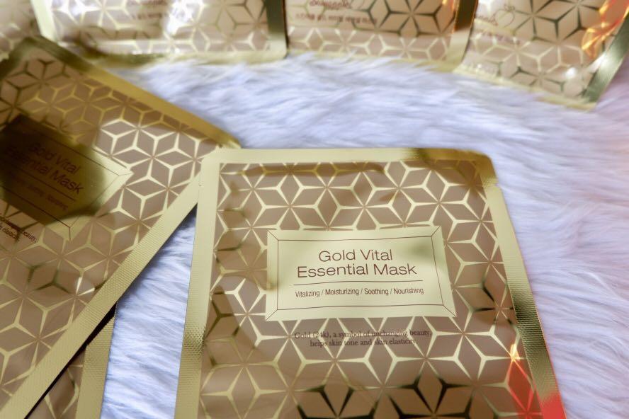24k Gold Vital Essential Mask, Beauty & Personal Care, Face, Face Care ...
