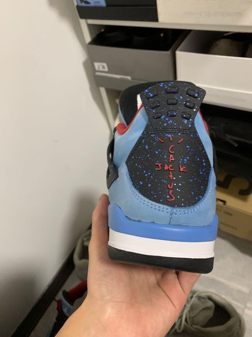 Air jordan 4 travis Scott, Men's Fashion, Footwear, Sneakers on Carousell
