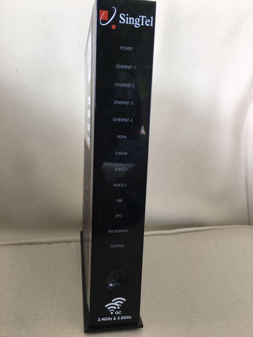 Singtel Aztech Broadband Wireless Router, Computers & Tech, Parts ...