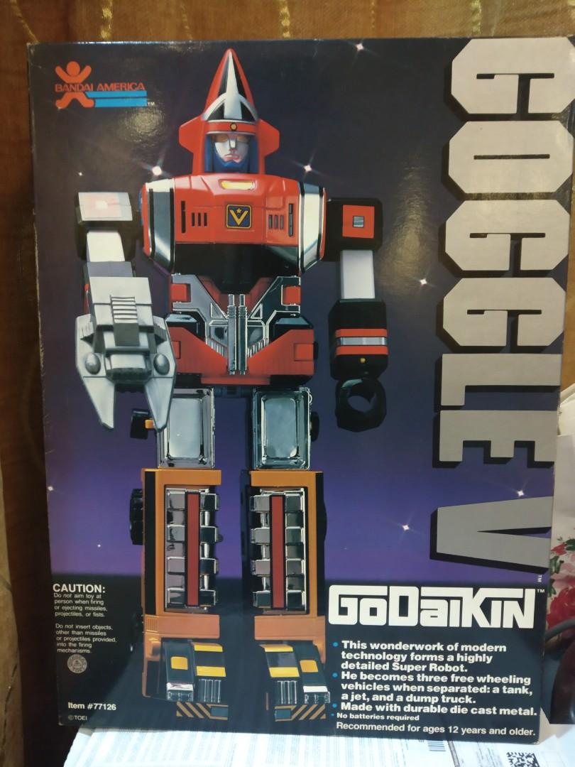 Bandai Godaikin GOOGLE V 80s vintage robots toys popy chogokin, Hobbies ...
