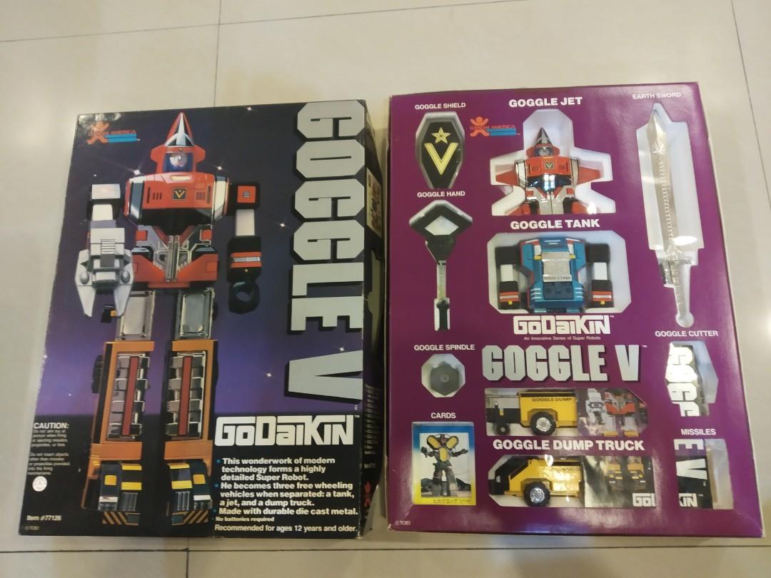 Bandai Godaikin GOOGLE V 80s vintage robots toys popy chogokin, Hobbies ...