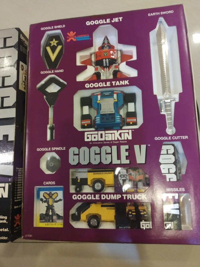 Bandai Godaikin GOOGLE V 80s vintage robots toys popy chogokin, Hobbies ...