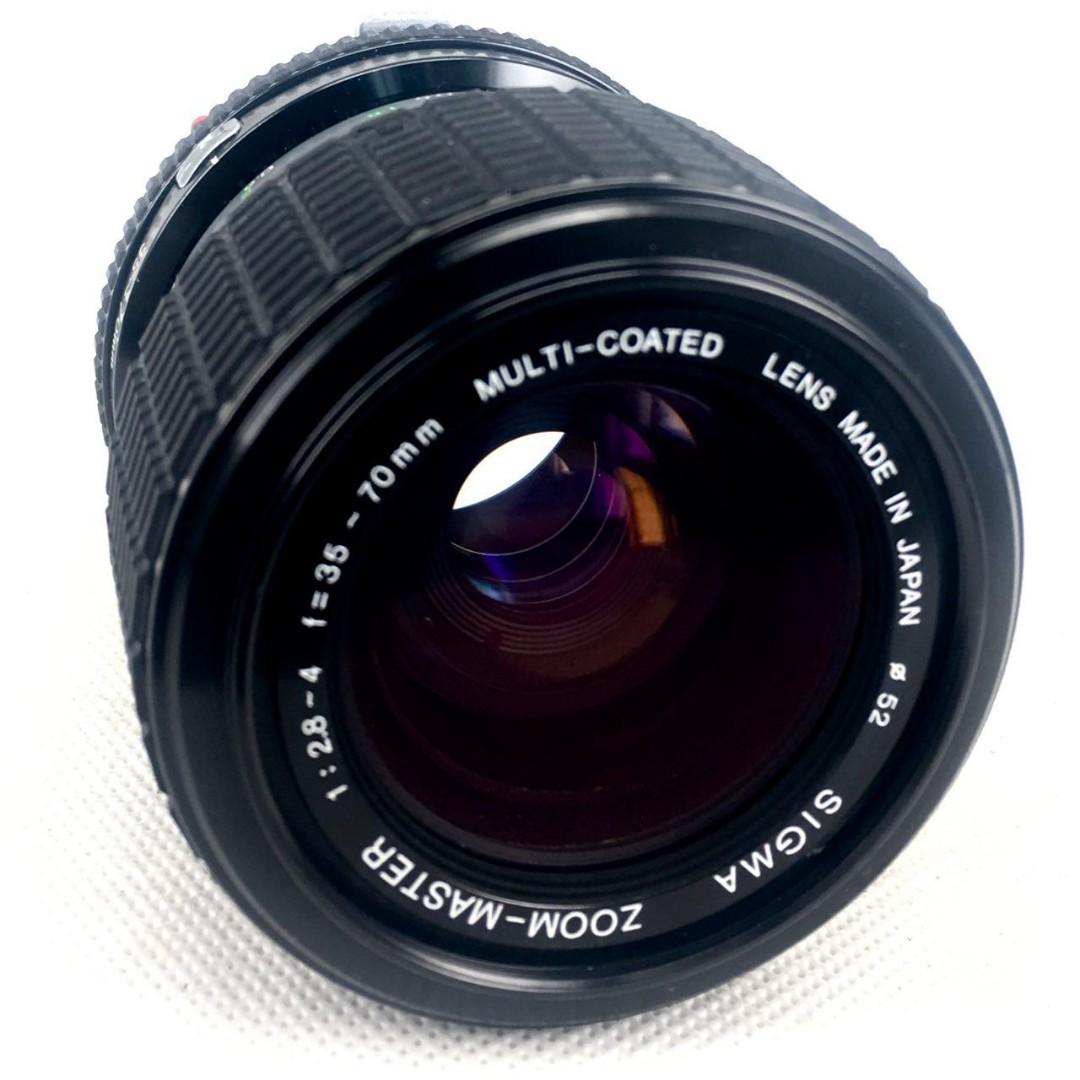 [BMC] Sigma Zoom Master 35-70mm F2.8-4 OM Mount Wide Angle Zoom Lens (used), Photography, Lens ...