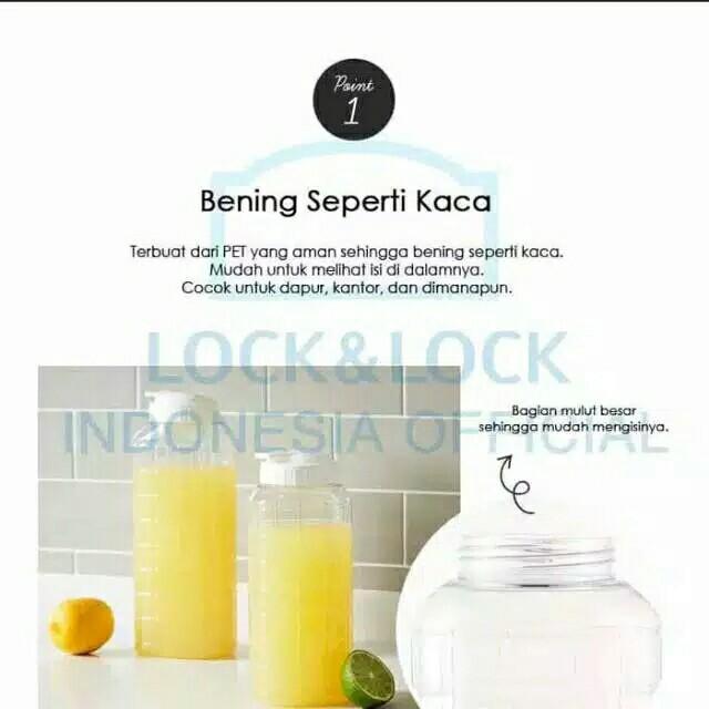Botol Lock & Lock 1 liter, Kitchen & Appliances di Carousell