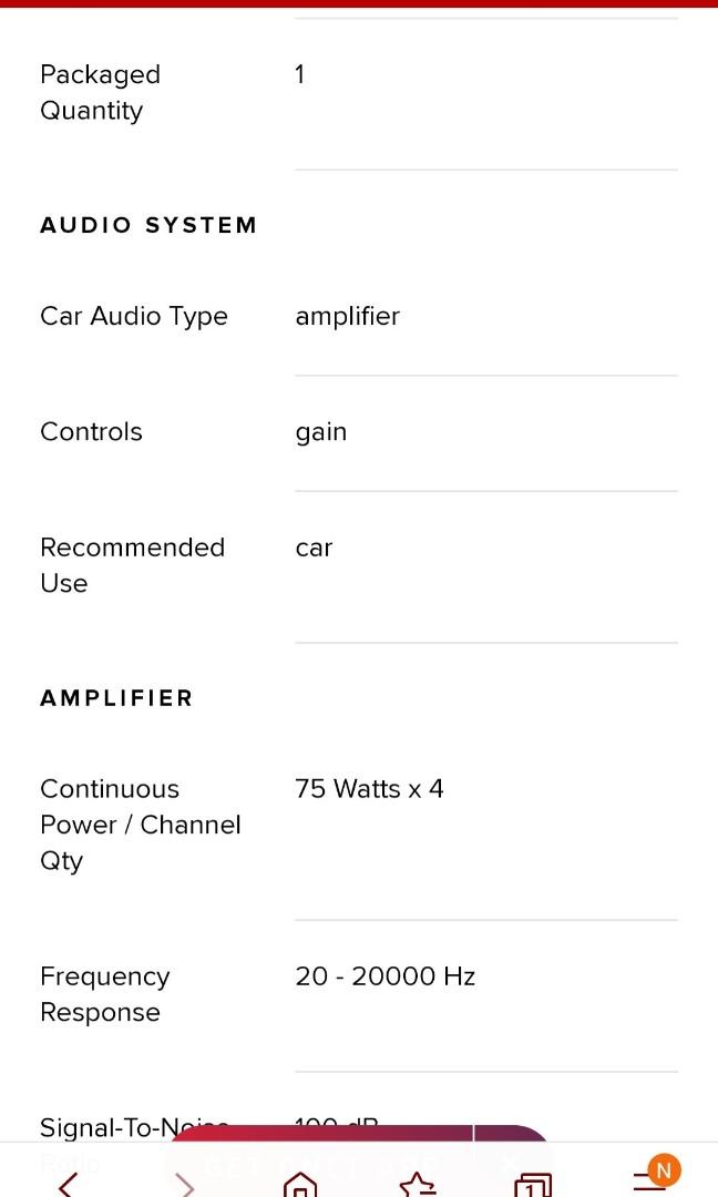 Car amp A4.75 phoenix gold Ryval design amp, Audio, Other Audio ...