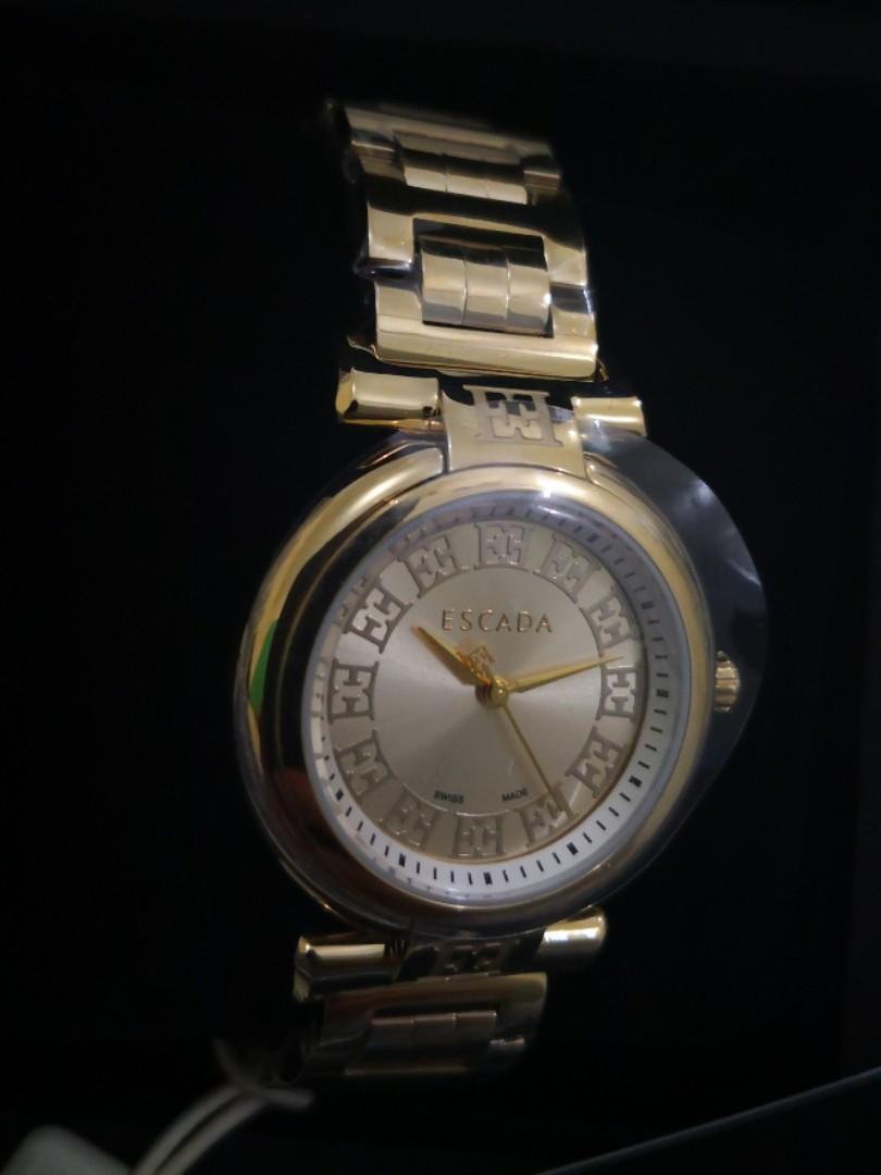 Escada Lauren Gold D EW2105012 Women Watch, Luxury, Watches on Carousell