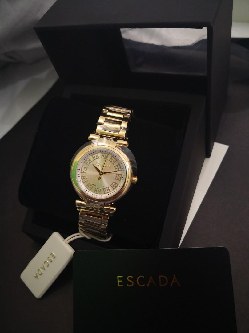 Escada Lauren Gold D EW2105012 Women Watch, Luxury, Watches on Carousell