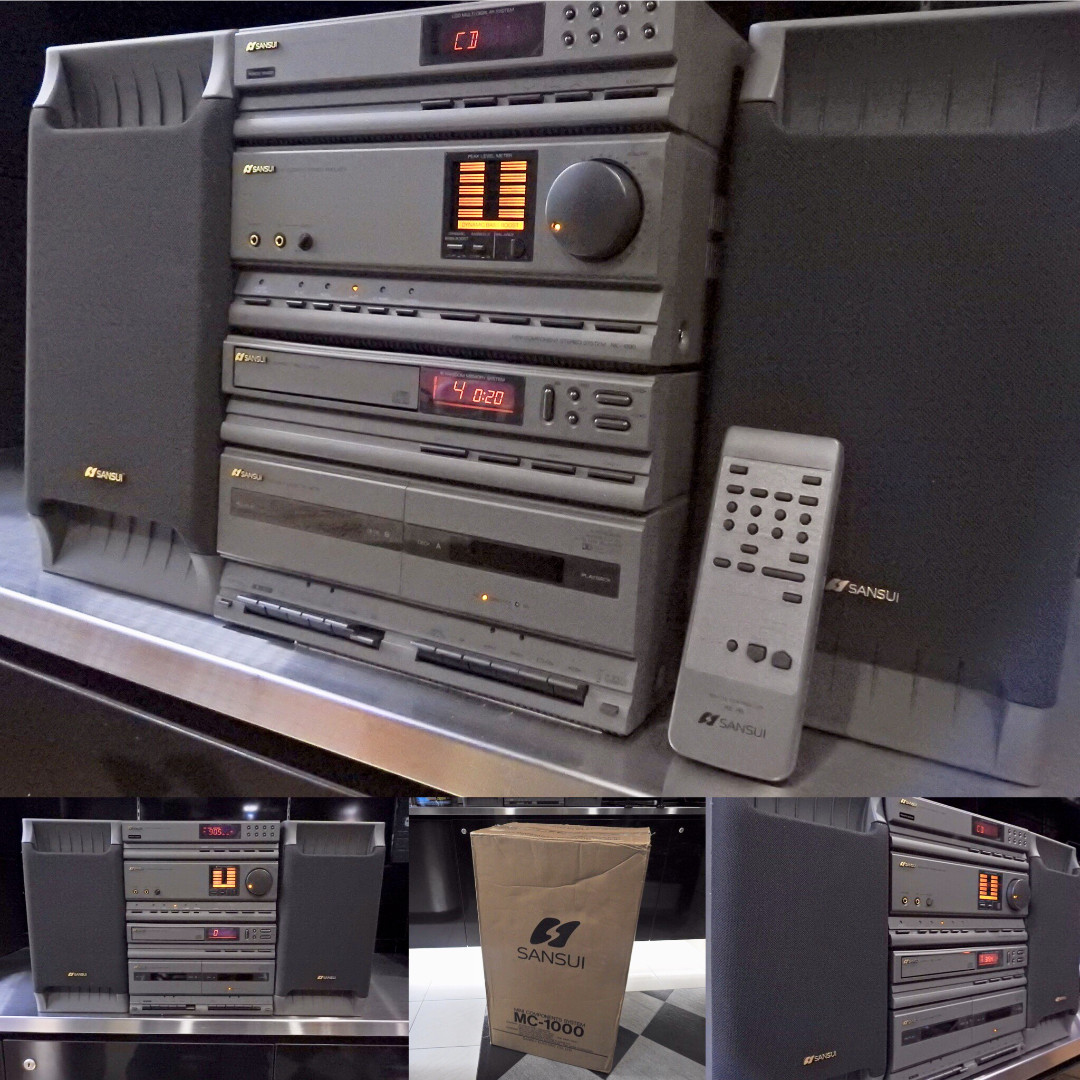 HARD TO FIND - VINTAGE BRAND NEW OLD STOCK SANSUI HI-FI CD /DOUBLE ...