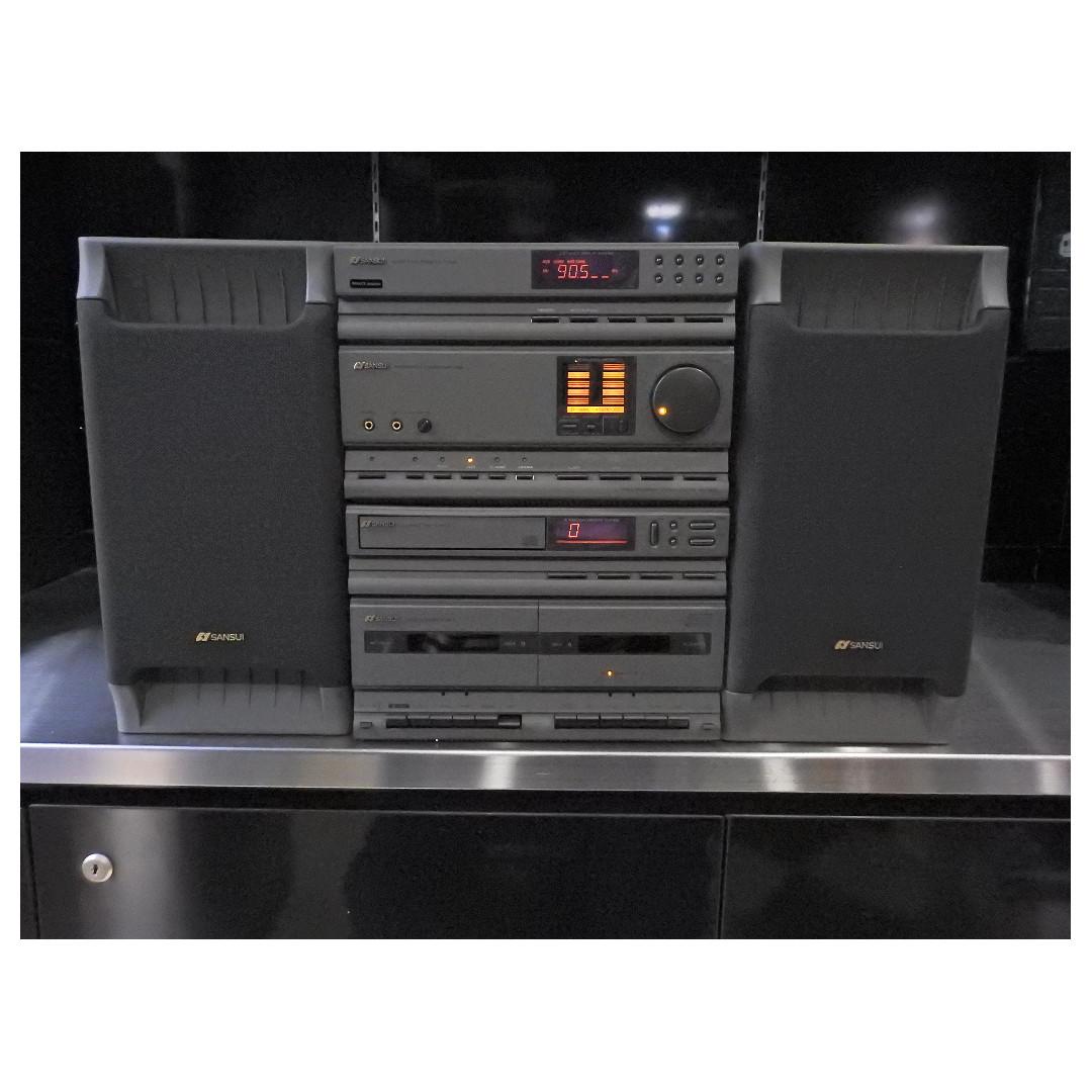 HARD TO FIND - VINTAGE BRAND NEW OLD STOCK SANSUI HI-FI CD /DOUBLE ...