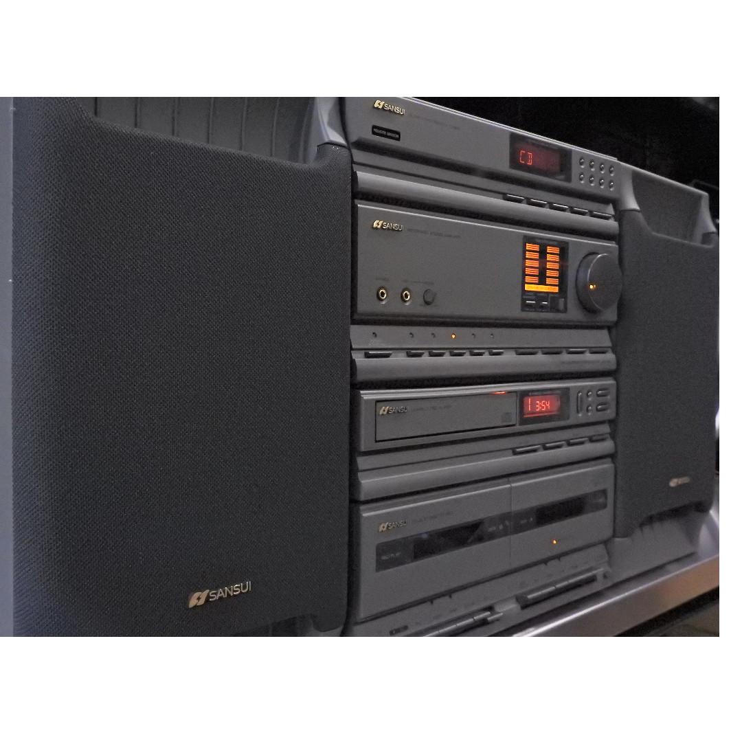 HARD TO FIND - VINTAGE BRAND NEW OLD STOCK SANSUI HI-FI CD /DOUBLE ...