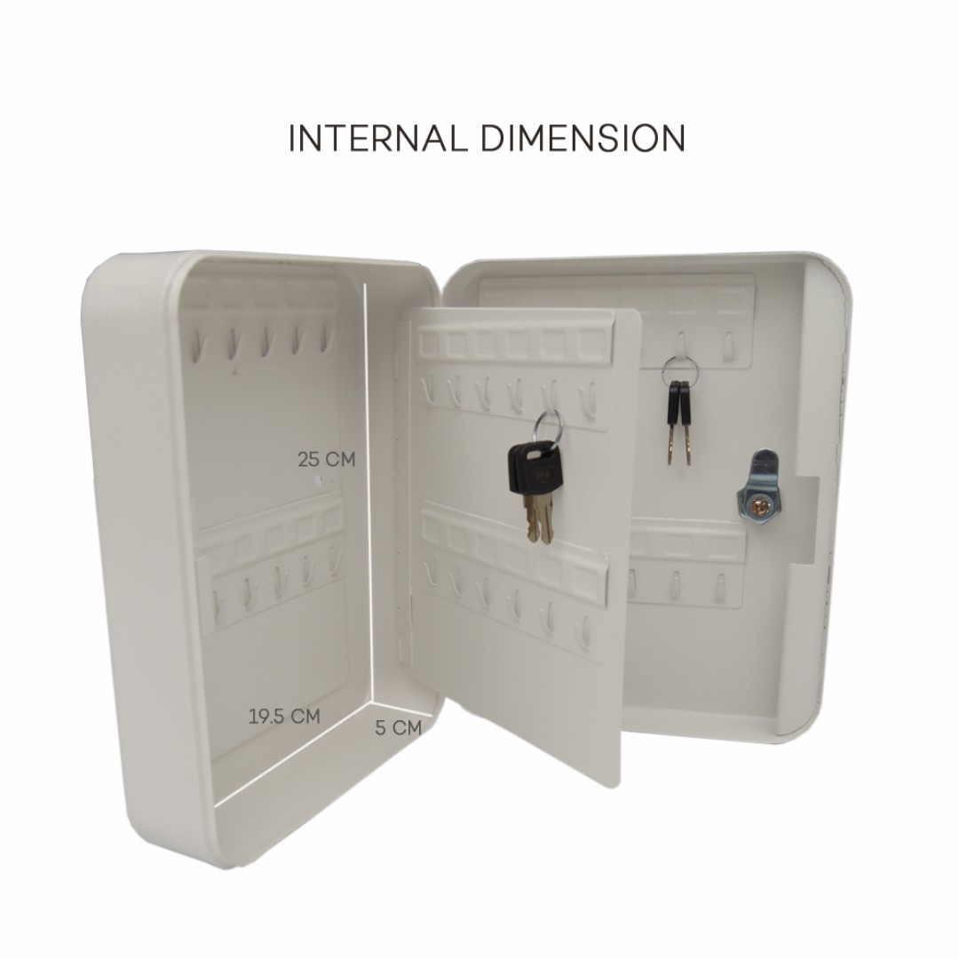 iSAFE Personal Key Safety Storage Box (Beige), Safety Vault KS-48 ...