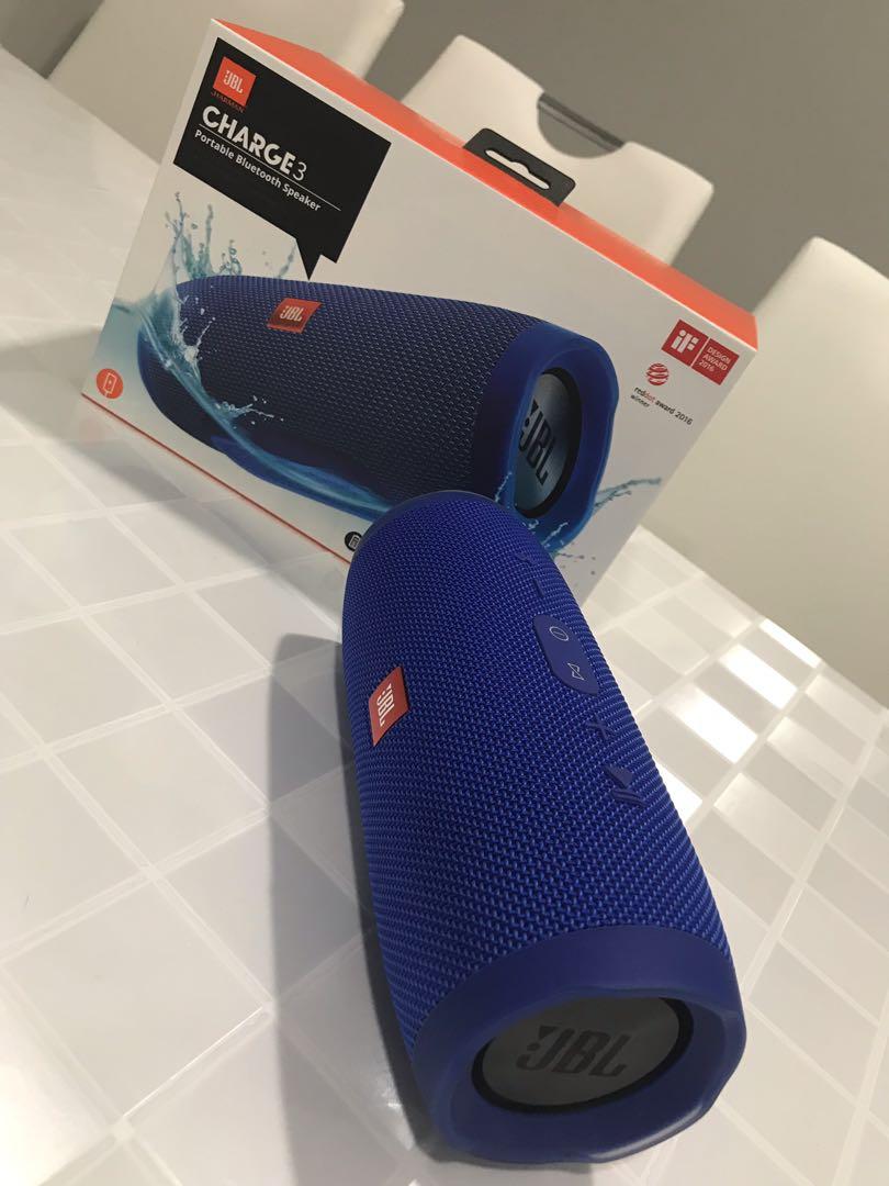 Jbl Charge 3 (Blue), Audio, Earphones on Carousell