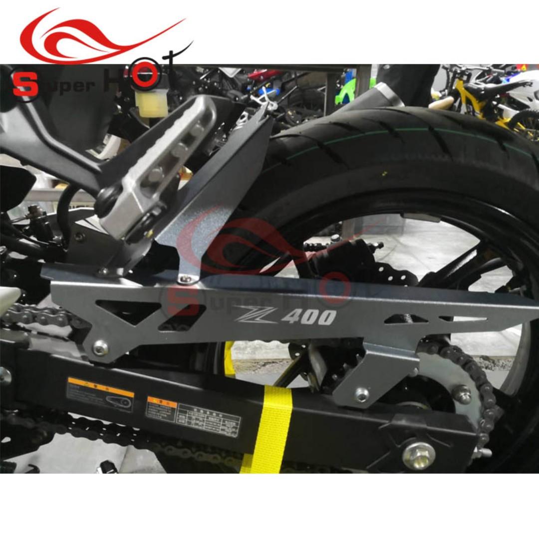 Kawasaki Z400 rear mudguard mud guard splashguard splash hugger chain ...