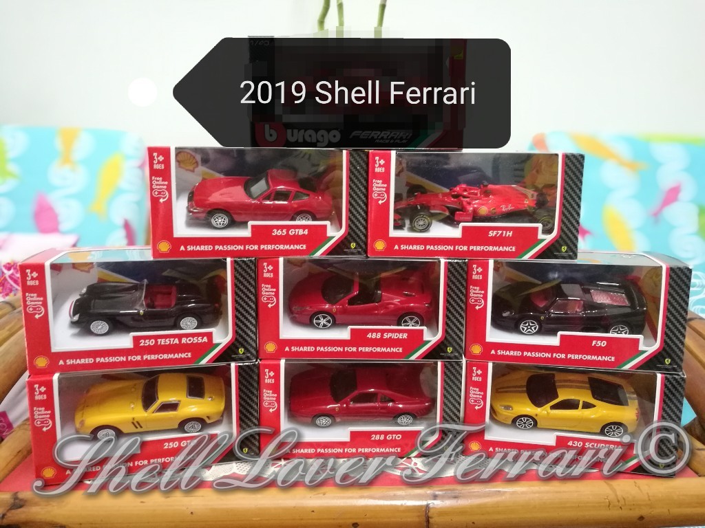 NEW: Shell Ferrari Full Set 2019, Hobbies & Toys, Collectibles ...