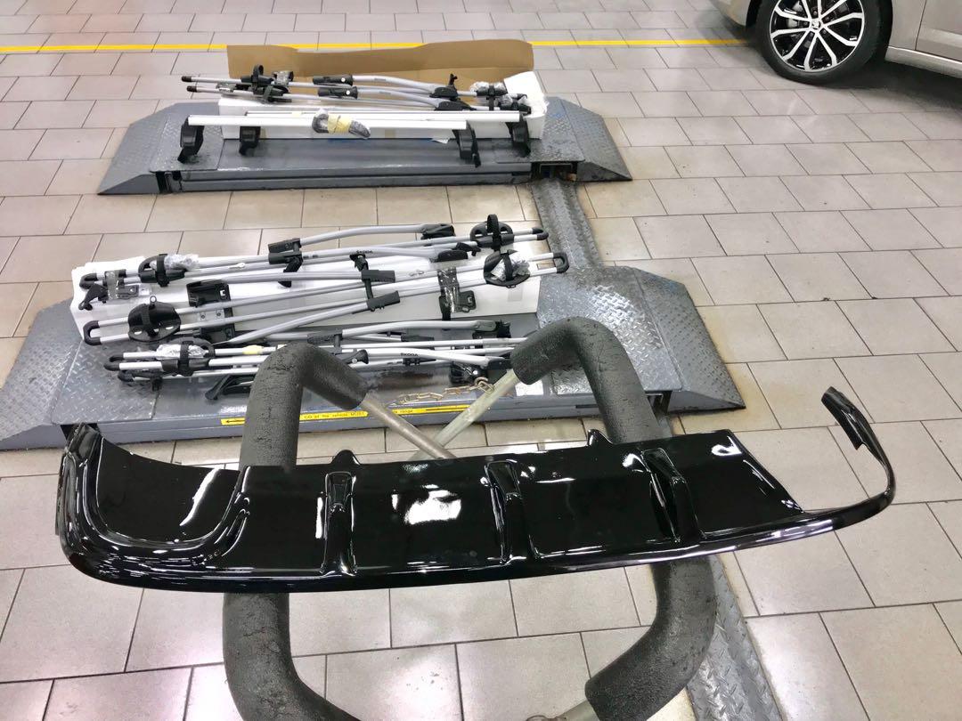 Passat CC/CC Rear bumper aftermarket diffuser, Car Accessories ...