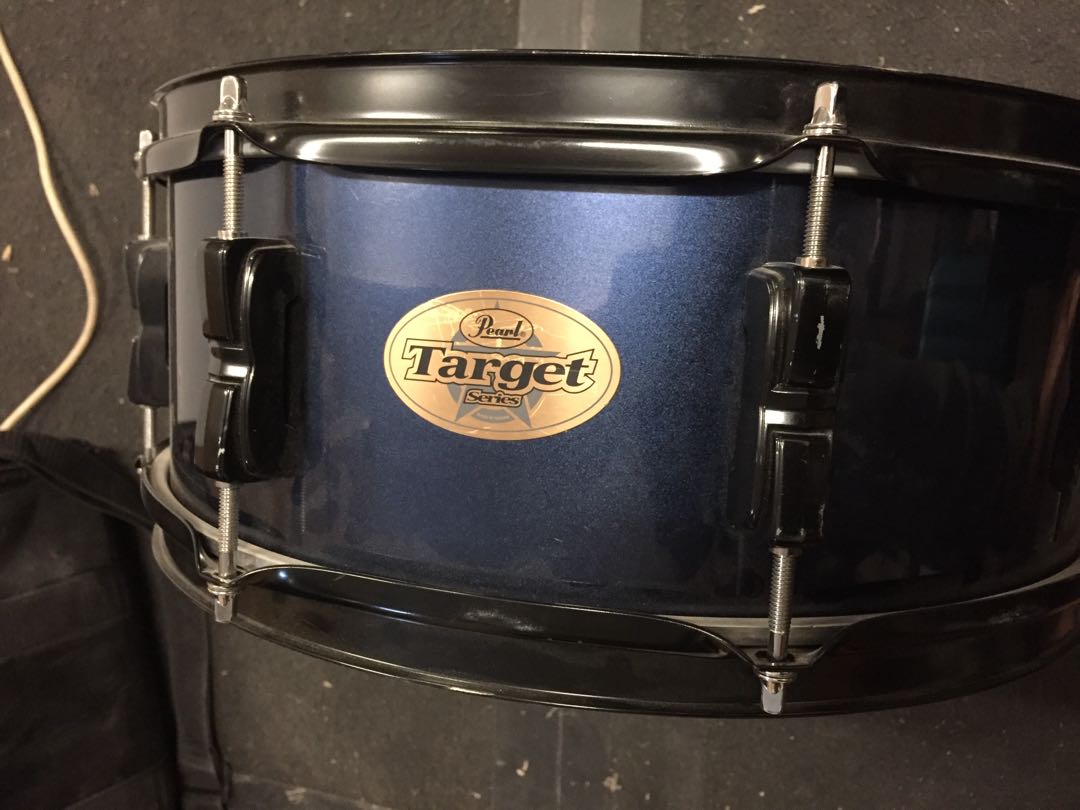 Pearl Target 5 piece Drum Kit (without cymbals), Music & Media, Music ...
