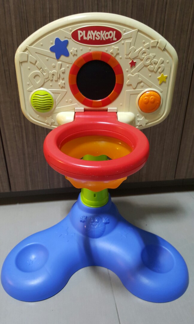 Playskool Musical Basketball Hoop (sensor counting) + ball, Babies ...