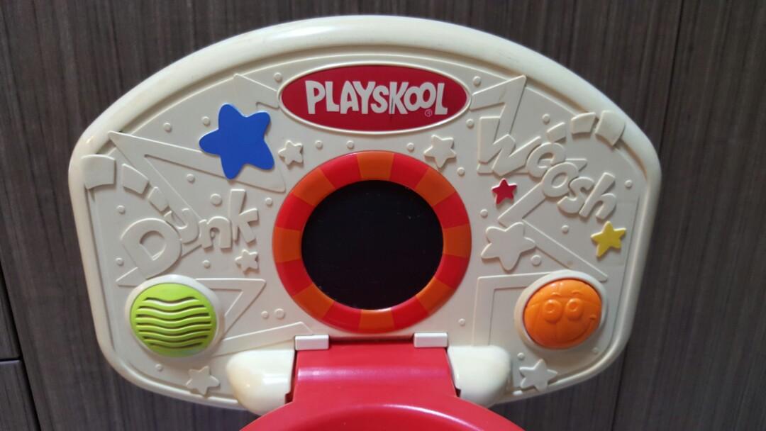 Playskool Musical Basketball Hoop (sensor counting) + ball, Babies ...