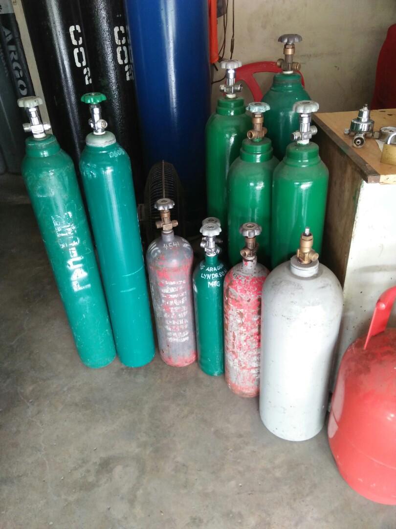 Portabble tanks Acetylene Argon Medical/Industrial oxygen Nitrogen CO2 ...