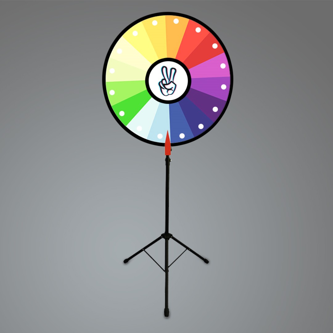 Portable spin the wheel with printing, Hobbies & Toys, Stationery ...