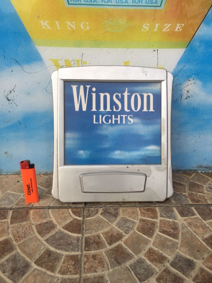 Sign rokokwinston light, Hobbies & Toys, Collectibles & Memorabilia ...