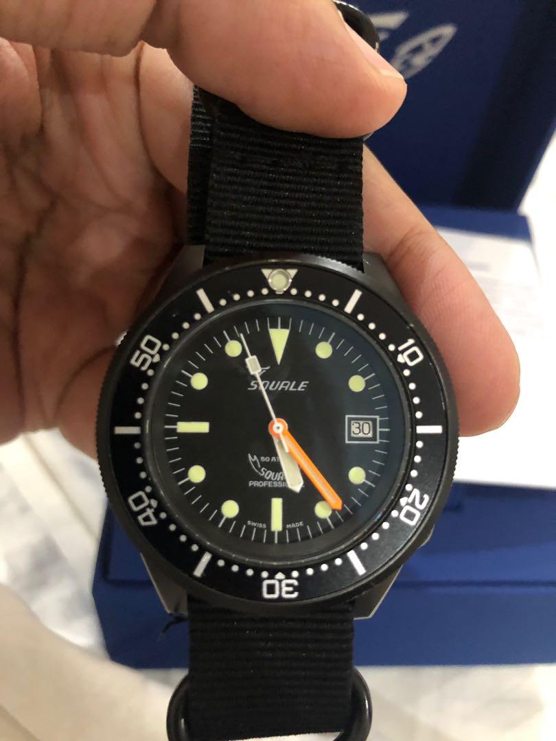 Squale 1521 50 atmos pvd, Men's Fashion, Watches & Accessories, Watches ...