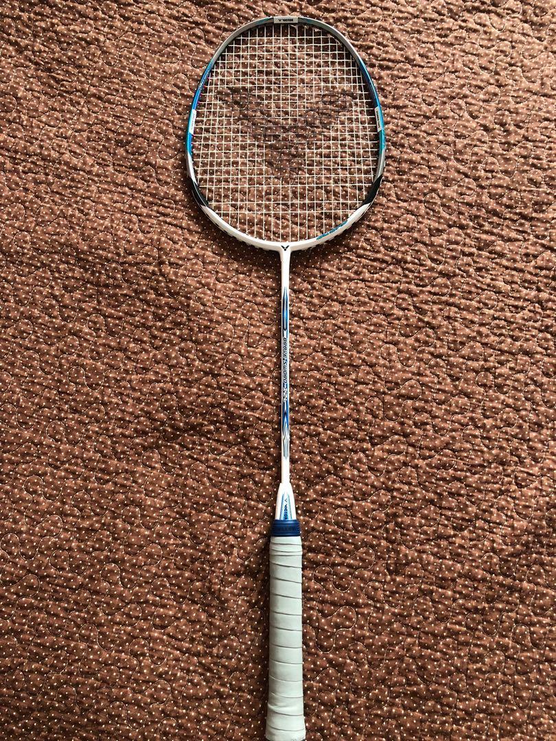 Badminton Racket Victor brave sword 12L, Sports Equipment, Sports ...