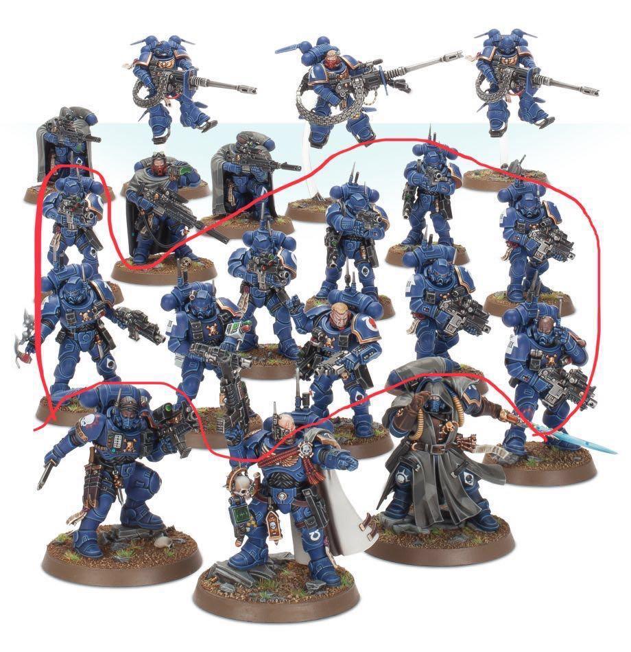 Warhammer 40k Space Marines Vanguard Primaris Infiltrators, Toys ...