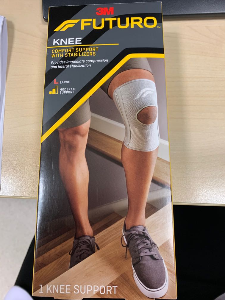 3M Futuro knee support with side stabiliser, Health & Nutrition, Braces ...
