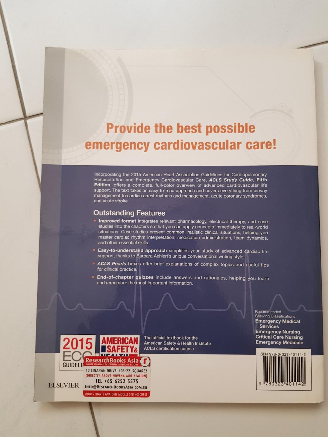 ACLS Study Guide, Hobbies & Toys, Books & Magazines, Assessment Books ...