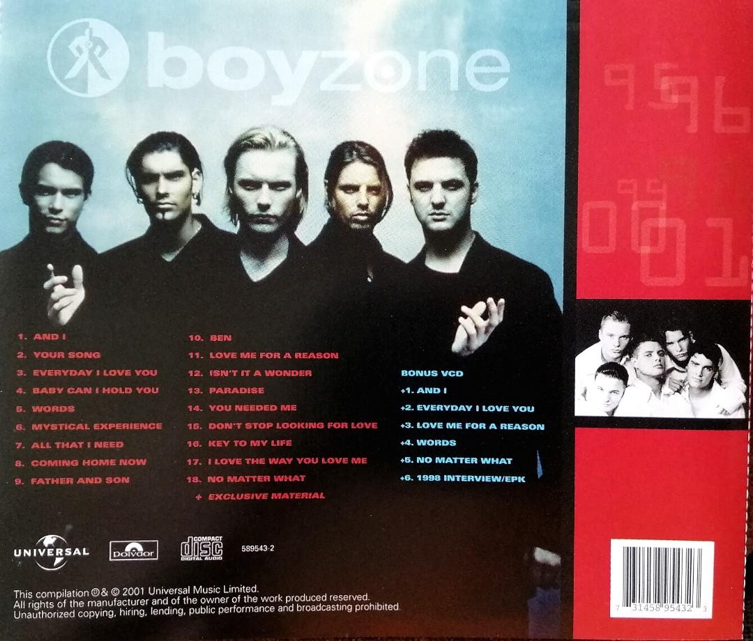 arthcd BOYZONE Ballads - The Ultimate Love Songs Collection CD + VCD ...