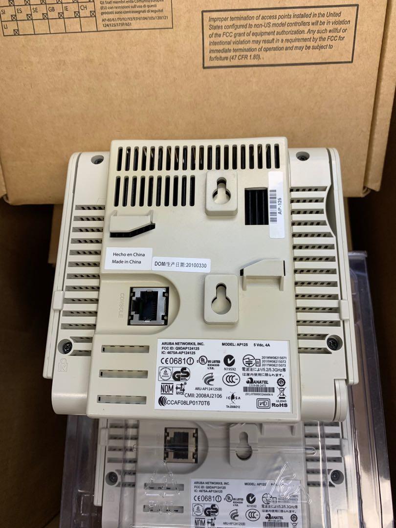 ARUBA AP-125, 電腦＆科技, 電腦周邊及配件, Wifi及上網相關產品 - Carousell