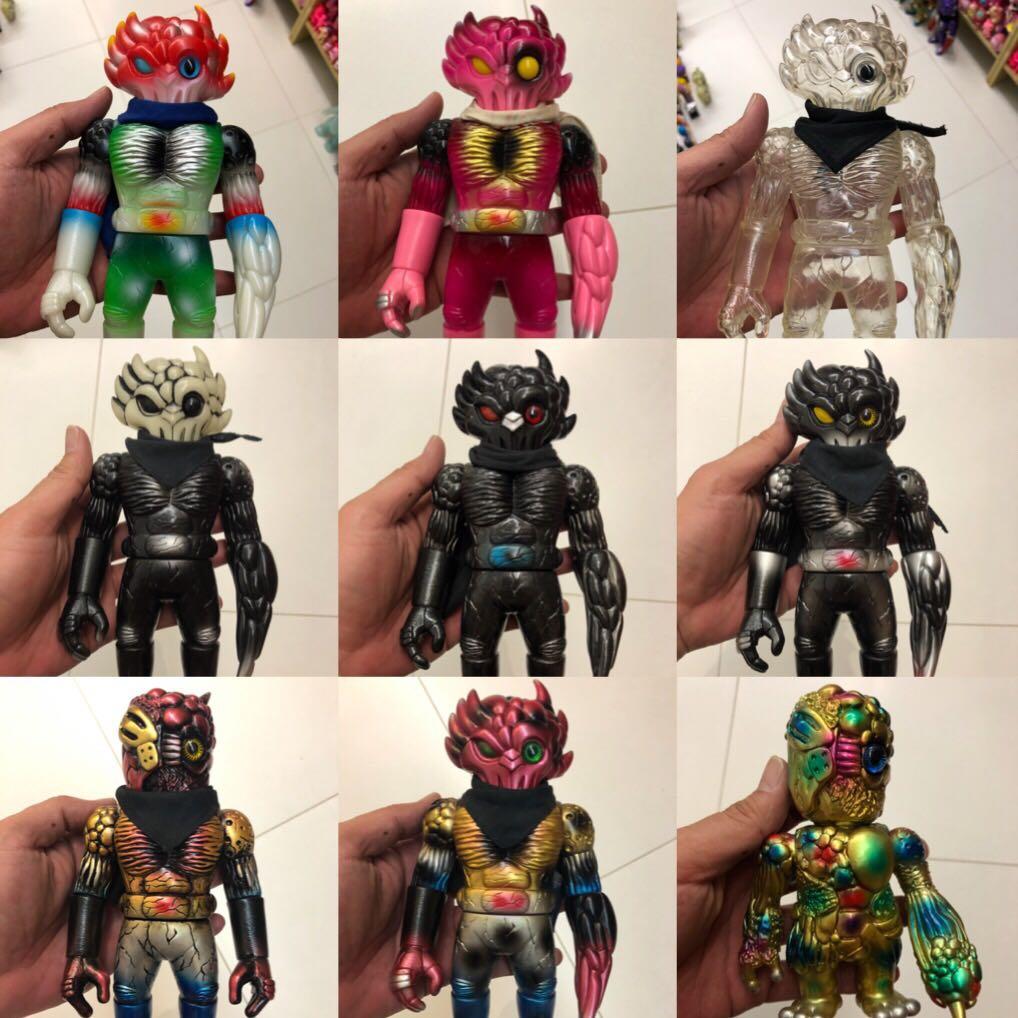Assorted Sofubi Mecha Kaiju for sale Realhead Gargamel Mirocktoy MaxtoyCo Planet-C Konatsu Uamou ...