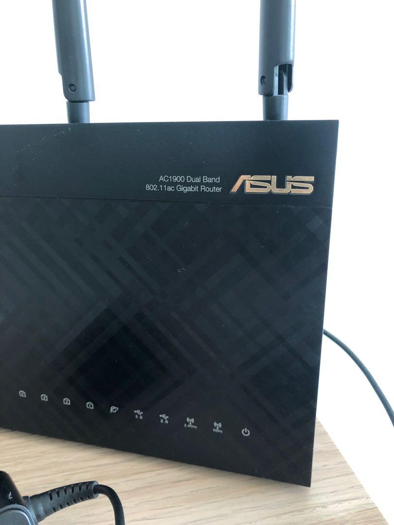 Asus Gigabit Wi-Fi Router RT-AC68U AC900, Computers & Tech, Parts ...