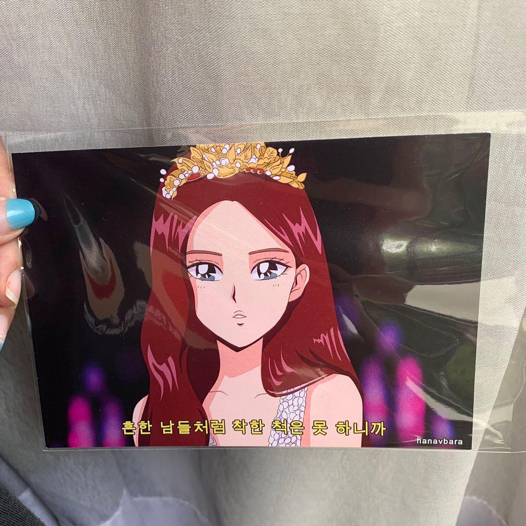 Blackpink Hanavbara Rose Print, Hobbies & Toys, Memorabilia ...