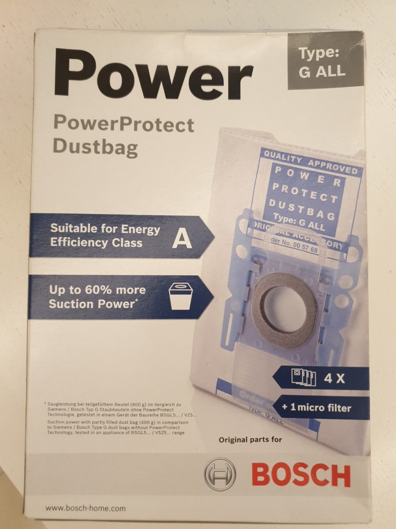 Bosch Type G Dustbag, Furniture & Home Living, Home Improvement ...