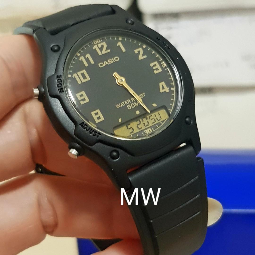 CASIO MEN'S SPORT RUBBER STRAP WATCH AW49H-1B, Mobile Phones & Gadgets ...