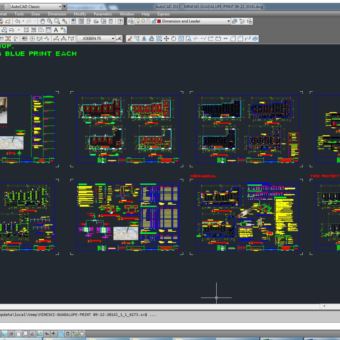 Complete Commercial Plans Designs Working Drawing, Business Services ...